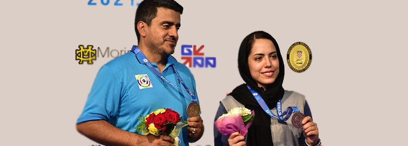 Iran Won Bronze Medal in 10m Air Pistol Mixed Team At ISSF World Cup ...