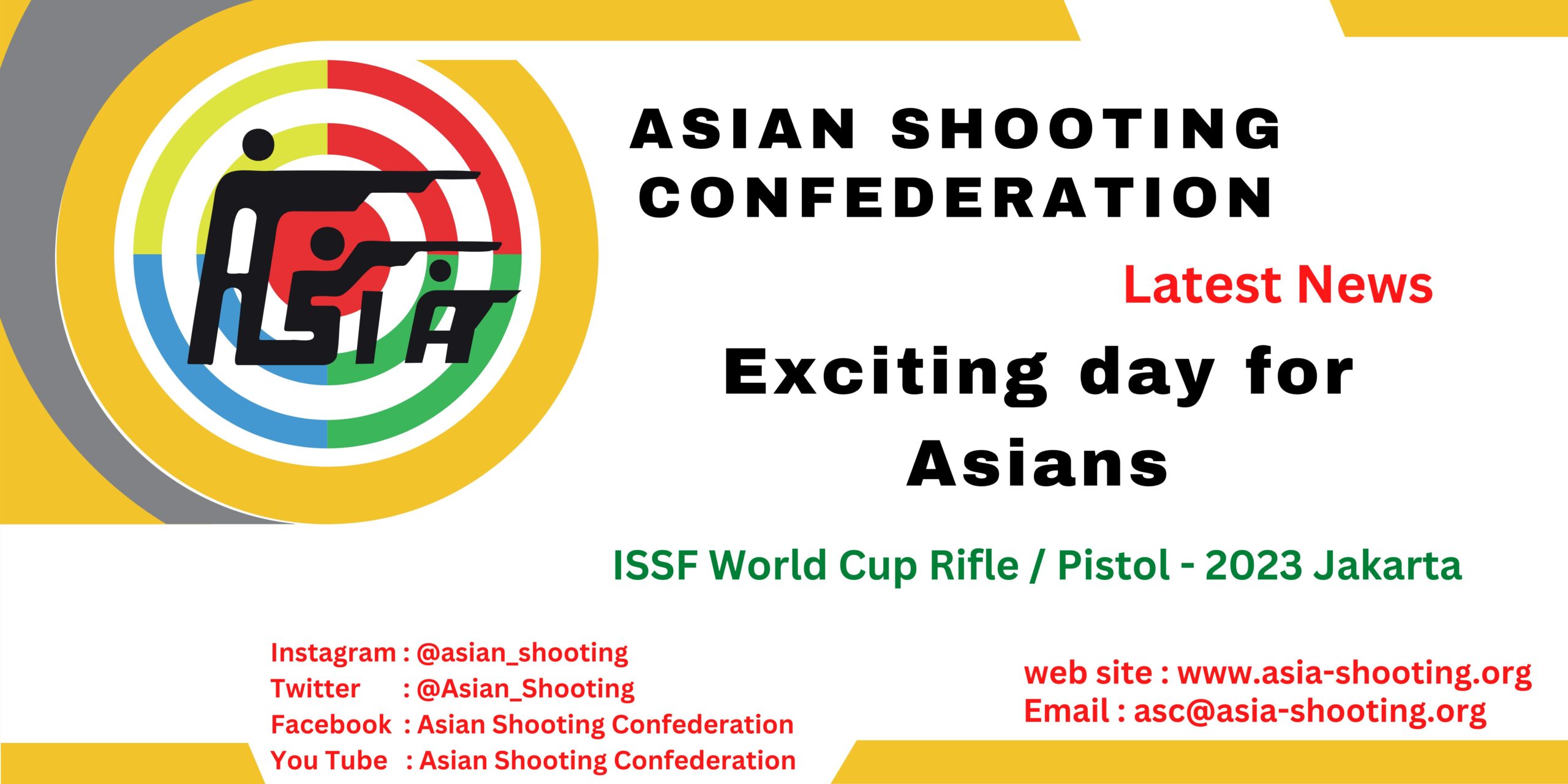 Exciting Day With More Medals for Asia - Asian Shooting Confederation