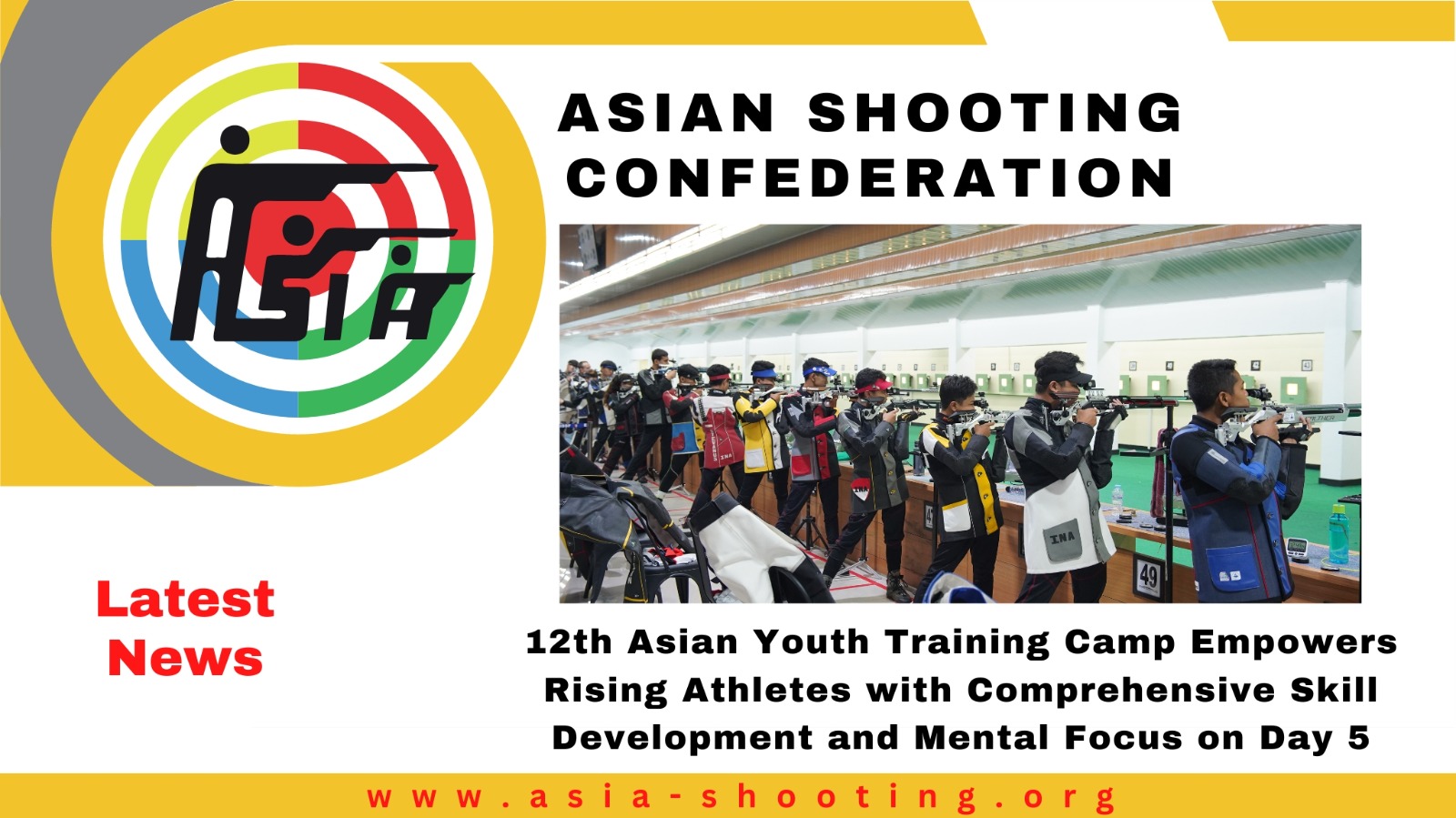 12th Asian Youth Training Camp Empowers Rising Athletes with ...