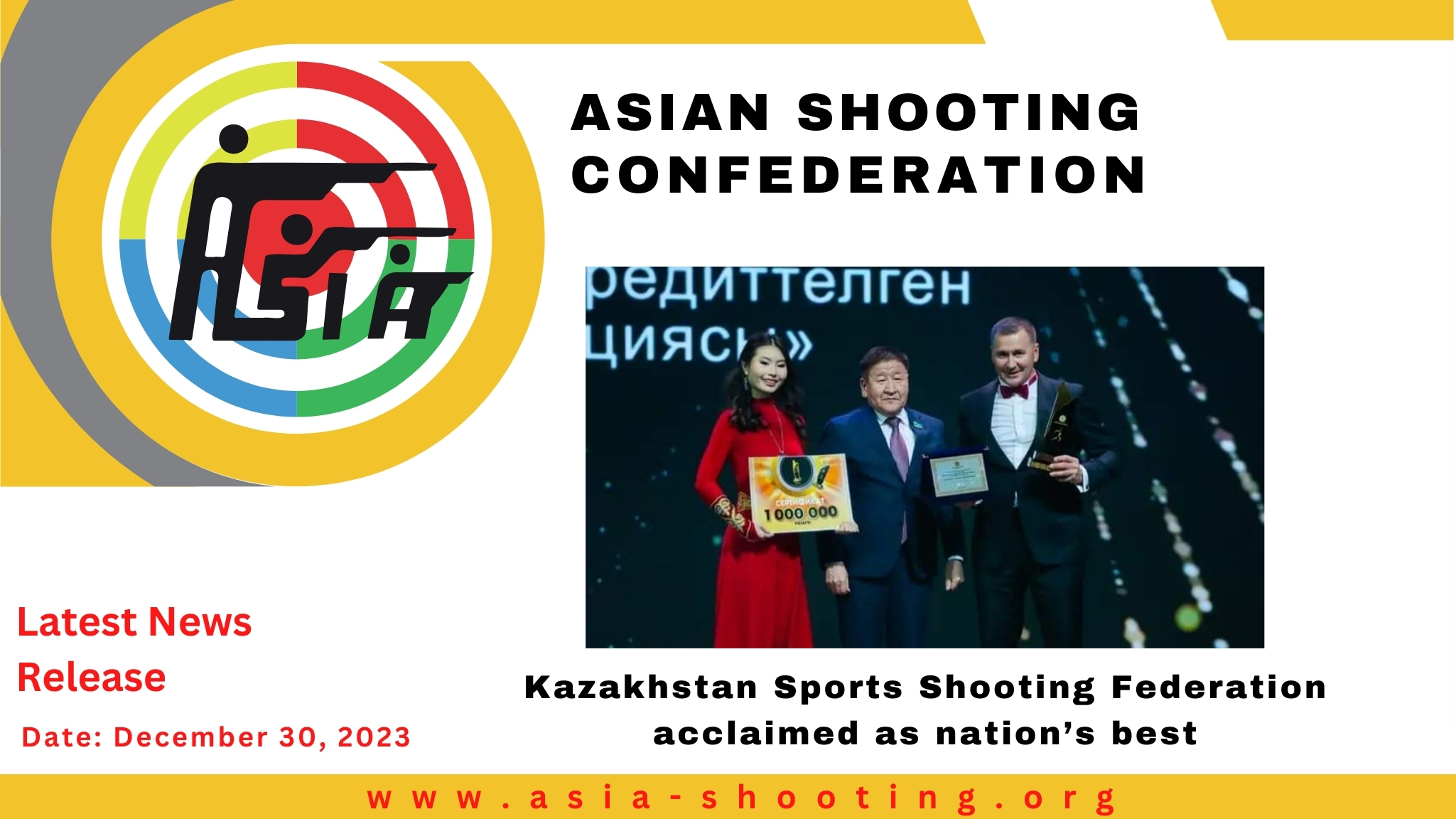 Kazakhstan Sports Shooting Federation acclaimed as nation’s best ...