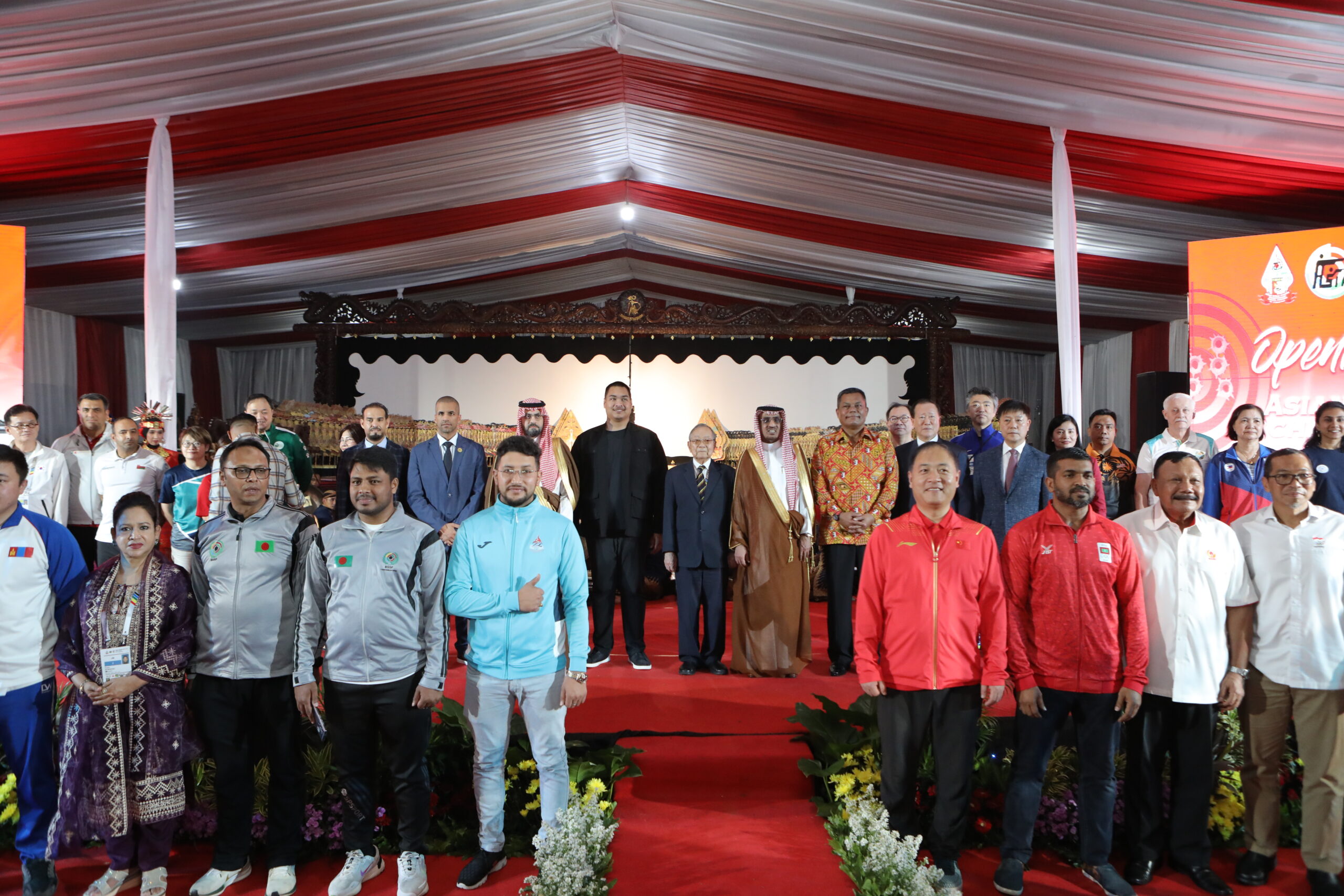 Grand Opening of Asian Rifle Pistol Championship in Jakarta Featuring ...