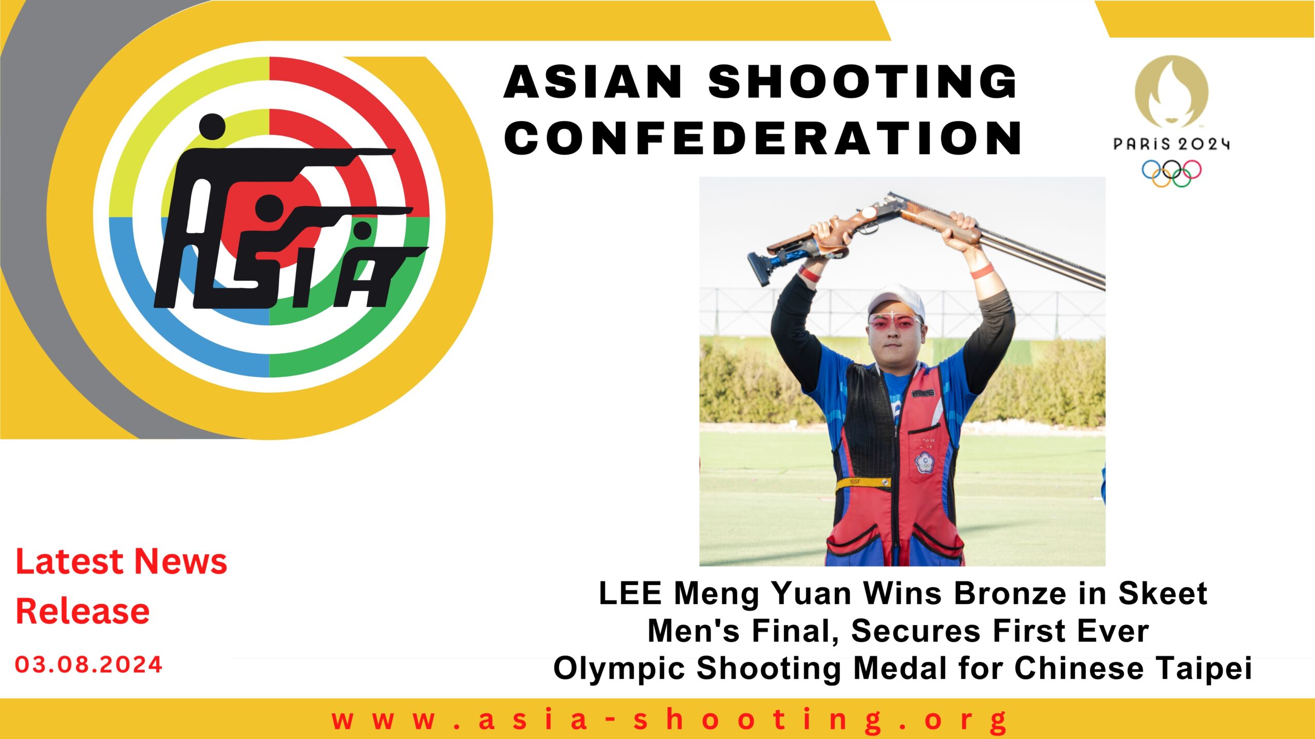 LEE Meng Yuan Wins Bronze in Skeet Men's Final, Secures First Ever ...