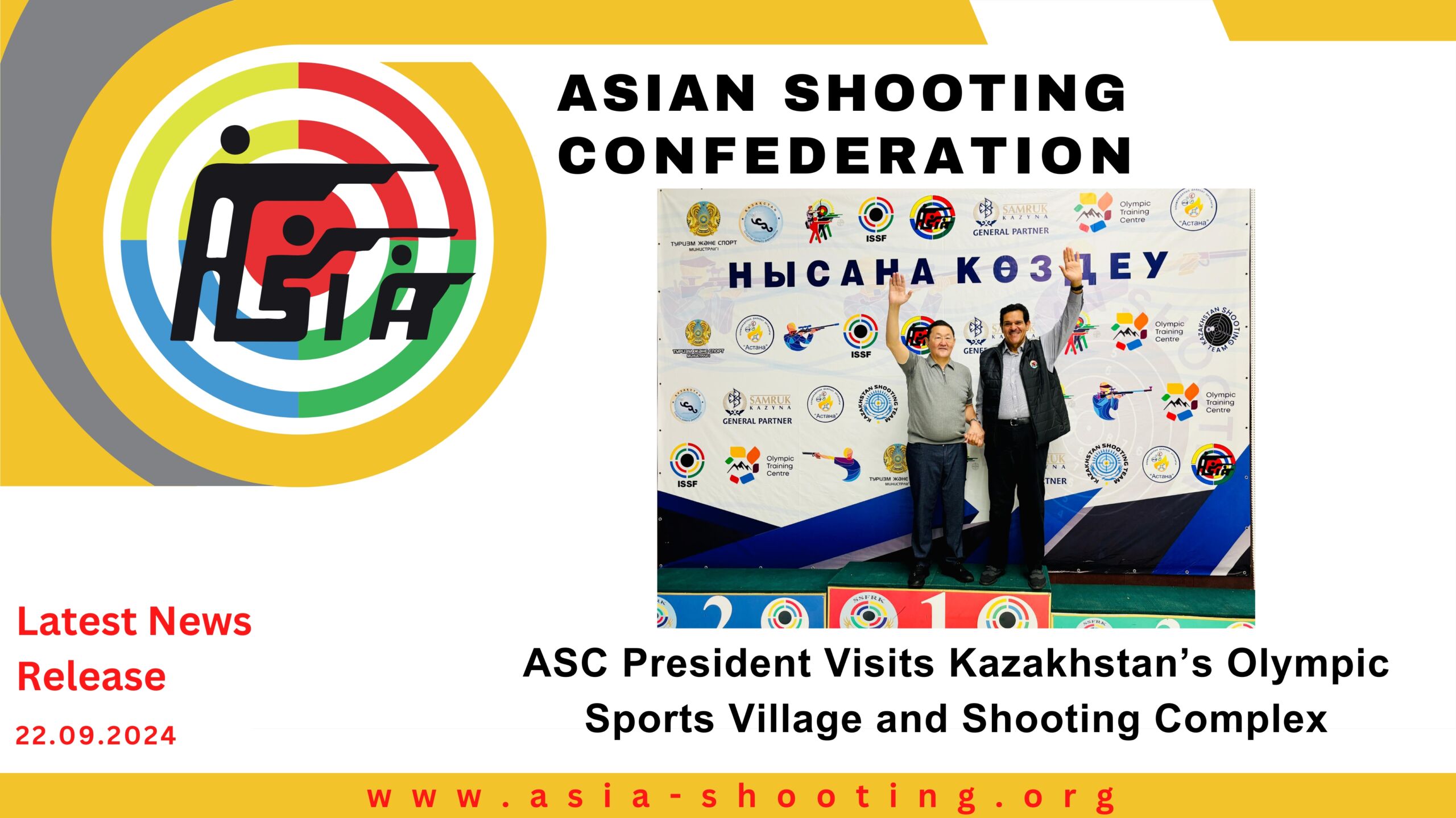 ASC President Visits Kazakhstan’s Olympic Sports Village and Shooting ...