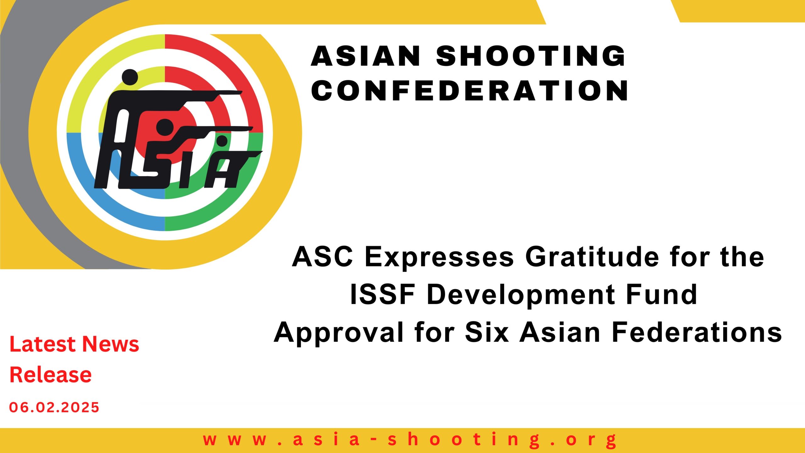 ASC Expresses Gratitude for the ISSF Development Fund Approval for Six ...