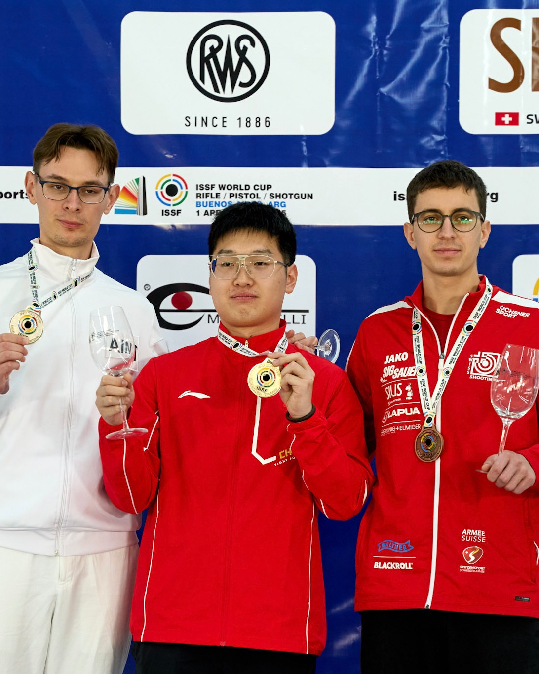 HU Kai from China Wins Gold in 10m Air Pistol Men – ISSF World Cup ...