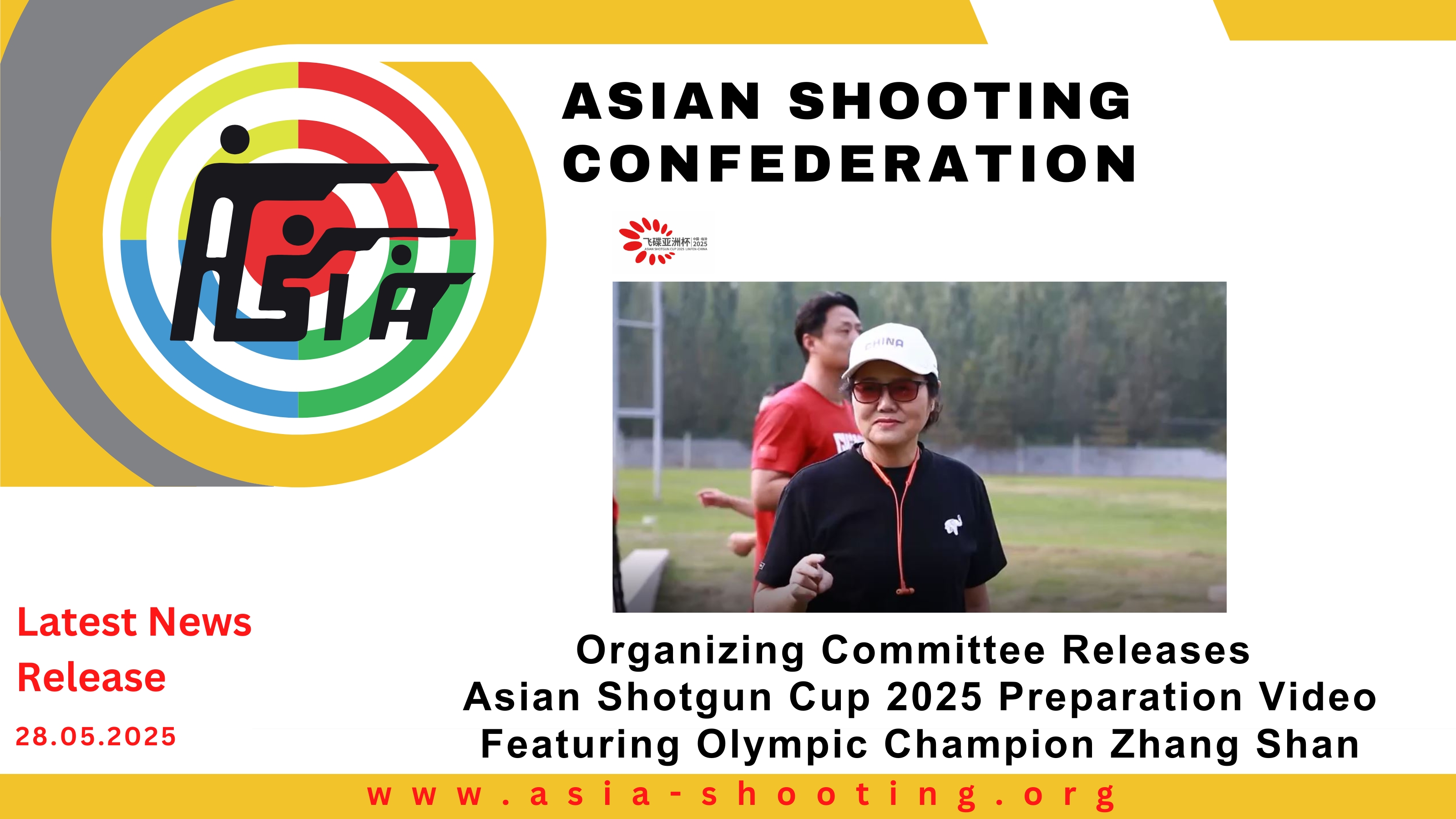 Organizing Committee Releases Asian Shotgun Cup 2025 Preparation Video ...